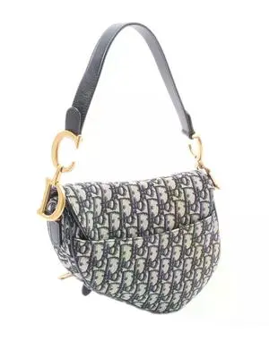 Dior Oblique Canvas Saddle Bag