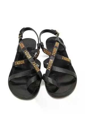 Dior J'adior Strappy Flat Sandals