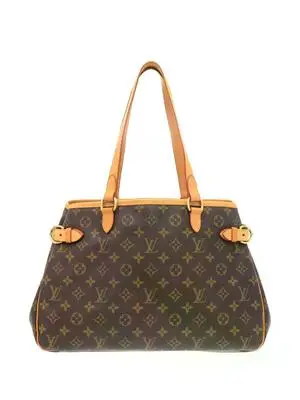LOUIS VUITTON Monogram Batignolles Horizontal Tote Bag - Brown