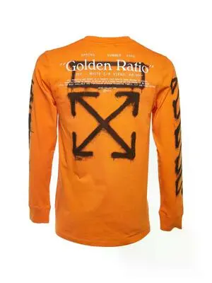 Off-White Golden Ratio Long-sleeve T-shirt - Orange