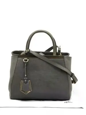 Fendi Petite 2jours Leather Tote Bag