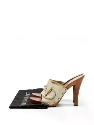 Gucci Horsebit Platform Clogs