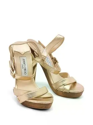 JIMMY CHOO Criss-cross Ankle-strap Sandals