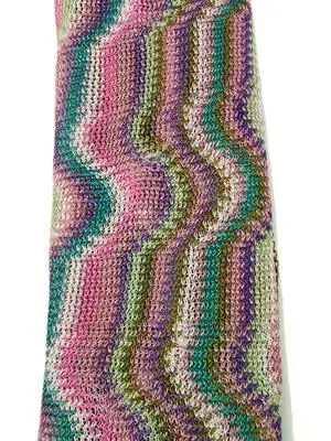 Missoni Wavy-pattern Knitted Scarf