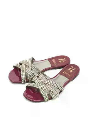 GINA Orion Crystal-embellished Sandals