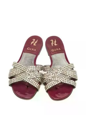 GINA Orion Crystal-embellished Sandals