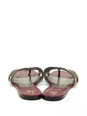 GINA Orion Crystal-embellished Sandals