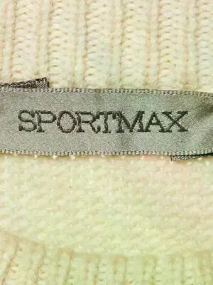 Sportmax Cream Bell-sleeve Sweater