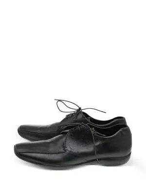 Prada Lace-up Derby Shoes - Black