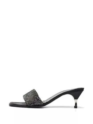 Gucci Gg Crystal-embellished Sandals - Black