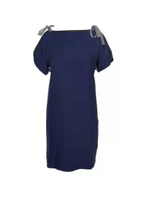 Sportmax Bow-detail Jersey Mini Dress