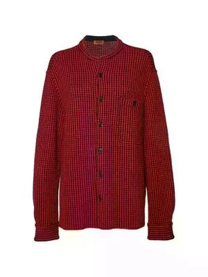 Missoni Patterned Knit Cardigan - Red