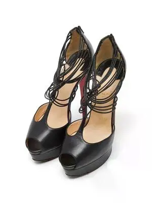 CHRISTIAN LOUBOUTIN Leather Platform Sandals