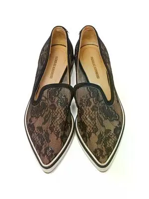 NICHOLAS KIRKWOOD Alona Lace Pointed-toe Sneakers