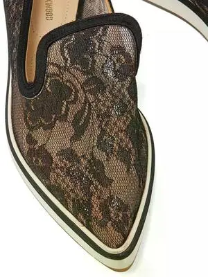 NICHOLAS KIRKWOOD Alona Lace Pointed-toe Sneakers