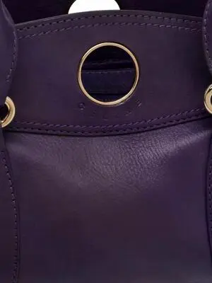 Celine Ring Detail Leather Tote Bag
