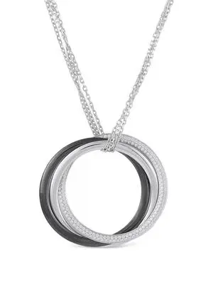 Cartier Trinity Diamond Necklace In 18k White Gold