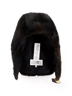 MAISON MARGIELA Faux-fur Trapper Hat - Brown