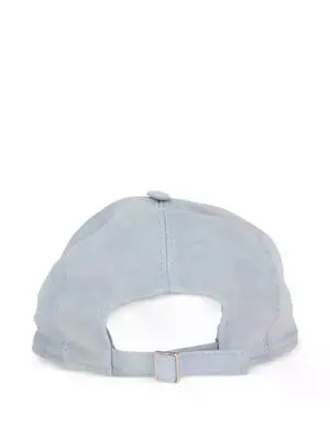 Isaia Suede Baseball Cap - Blue
