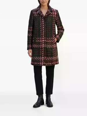 P.a.r.o.s.h Checked Jacquard Coat