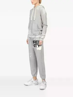 FREECITY Bleached Hooded Knitwear