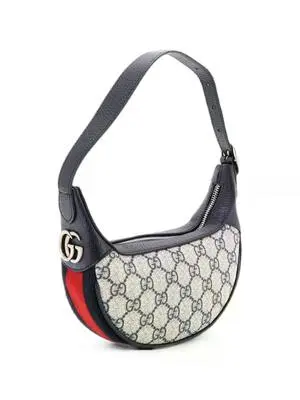 Gucci Ophidia Mini Hobo Bag In Gg Coated Canvas