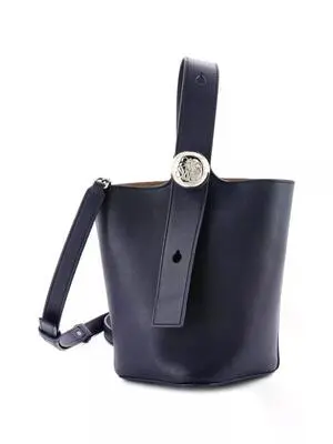 Loewe Pebble Leather Bucket Bag - Blue