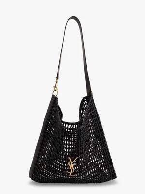 Saint Laurent Raffia Shoulder Bag - Multicolor