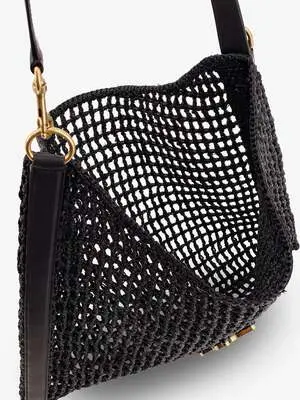Saint Laurent Raffia Shoulder Bag