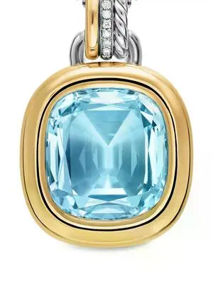 David Yurman Mercer Topaz And Diamond Necklace