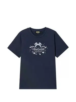 MINI CREAM Graphic Print T-shirt - Blue