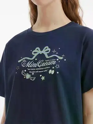 MINI CREAM Graphic Print T-shirt