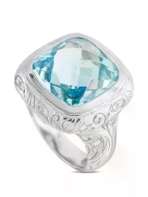 SEIDENGANG Topaz And Diamond Ring - Silver