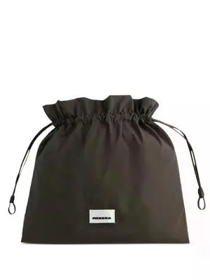 MARREA Woven Drawstring Clutch Bag