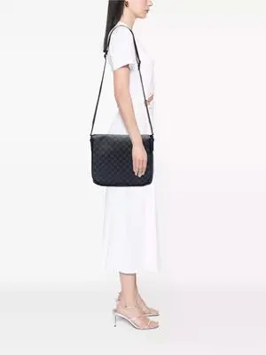 LOUIS VUITTON Damier Graphite Daniel Mm Crossbody Bag - Black
