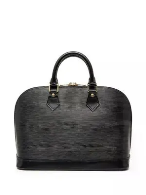 LOUIS VUITTON Epi Alma Pm Handbag - Black