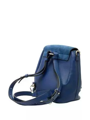 Chloé Faye Backpack In Calfskin And Suede