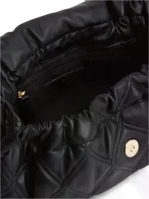 Tommy Hilfiger Quilted Logo Plaque Shoulder Bag