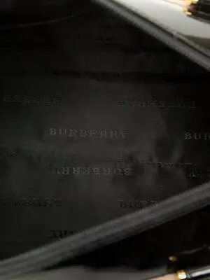 Burberry Plaid Wool Boston Bag
