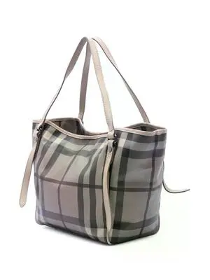 Burberry Coated Canvas Canterbury Tote Bag
