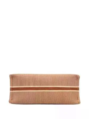 Celine Large Striped Canvas Cabas Thais Tote Bag