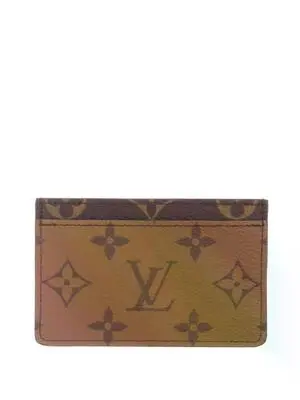 LOUIS VUITTON 2021-2026 Monogram Reverse Card Holder