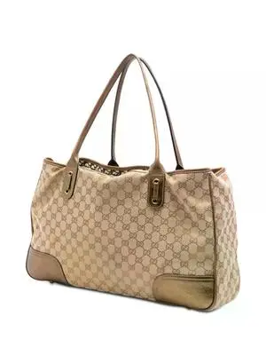 Gucci Gg Canvas Princy Tote Bag - Neutrals