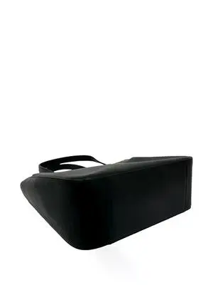 Burberry Nova Check Trimmed Leather Handbag