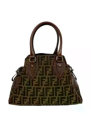 Fendi Zucca Canvas Etniko Handbag