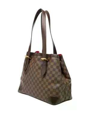 LOUIS VUITTON Damier Ebene Hampstead Mm Tote Bag