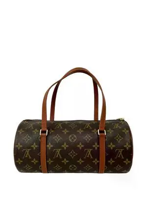LOUIS VUITTON Monogram Papillon 30 Handbag - Brown