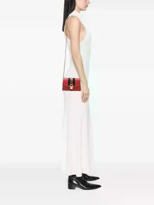 Gucci Sylvie Chain Crossbody Bag - Red