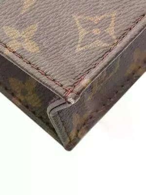 LOUIS VUITTON Monogram Petit Sac Plat Satchel