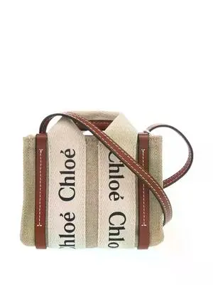 Chloé Woody Nano Satchel - Neutrals
